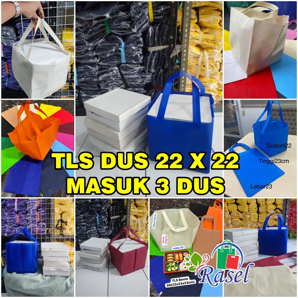 TLS box 22x22 rice box cake box goodie bag 23x23x22 cm goody plain ...