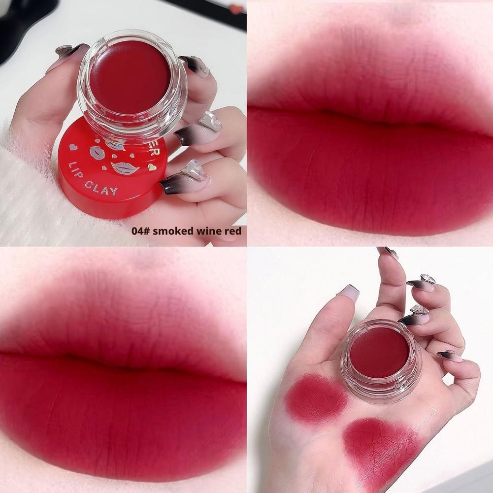 Yoo Tiger Jelly Lip Mud Canned Lip Balm For Women Long-lasting Matte ...