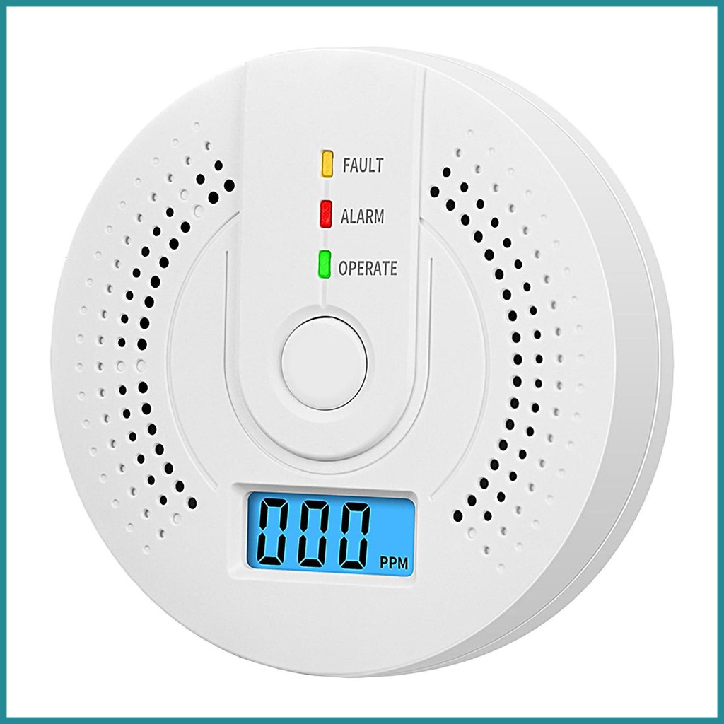 Carbon Monoxide Detectors Travel CO Sensor Battery Powered Digital ...