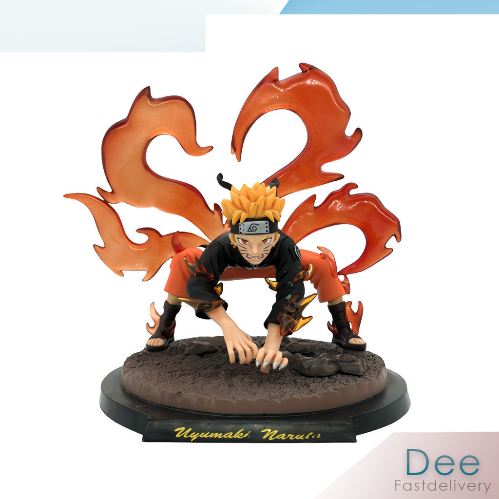 Naruto Uzumaki Nine Tailed Naruto Shippuden 20cm PVC Action Figure D ...