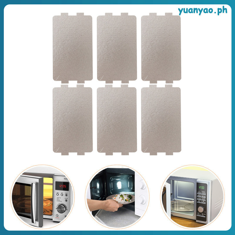 6 Pcs Wave Guard Microwave Oven Insulation Cover Mica Sheet Thermal Pad ...
