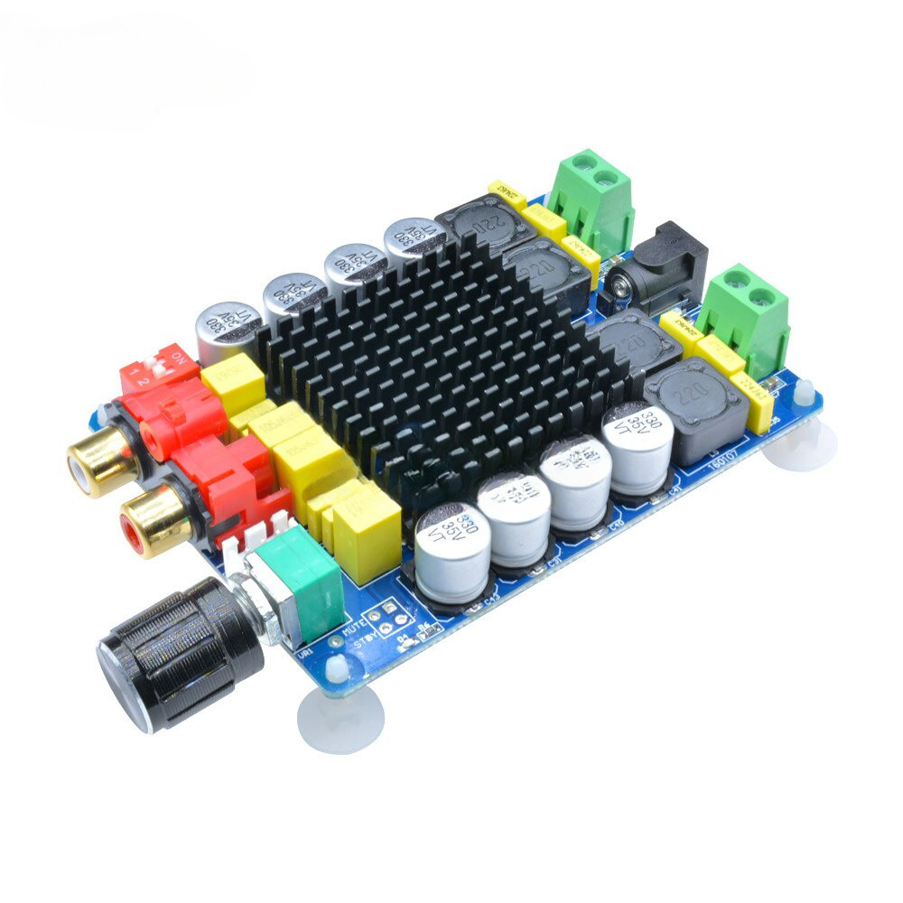 TDA7498 Class D 2X100W Dual Channel Audio Stereo Amplifier Board 100W + 100W Digital Amplifier ...