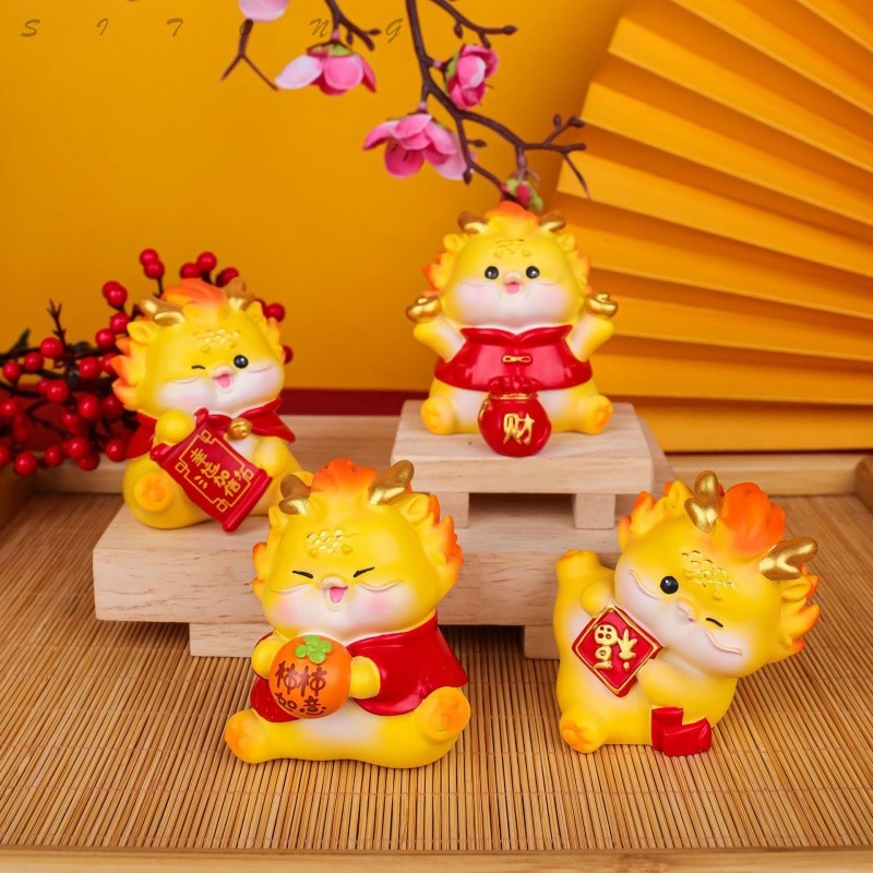 (Random Blind Box)Happy Dragon Blind Box Decoration Cute Dragon Year ...