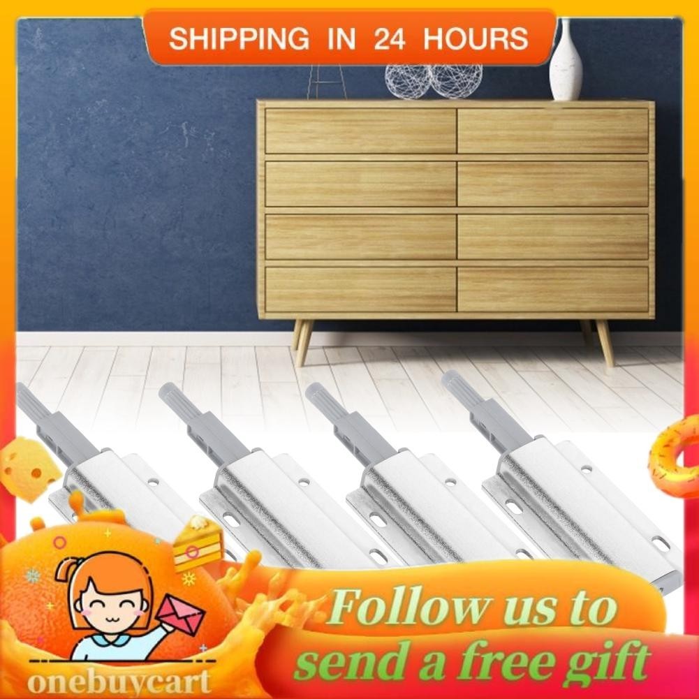 Onebuycart Magnetic Push Open Latches 4 Sets Cabinet Door Damper For ...