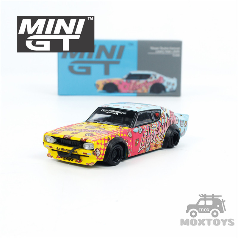 MINI GT 1:64 Skyline Kenmeri Liberty Walk LBWK KUMA LHD Diecast Model ...