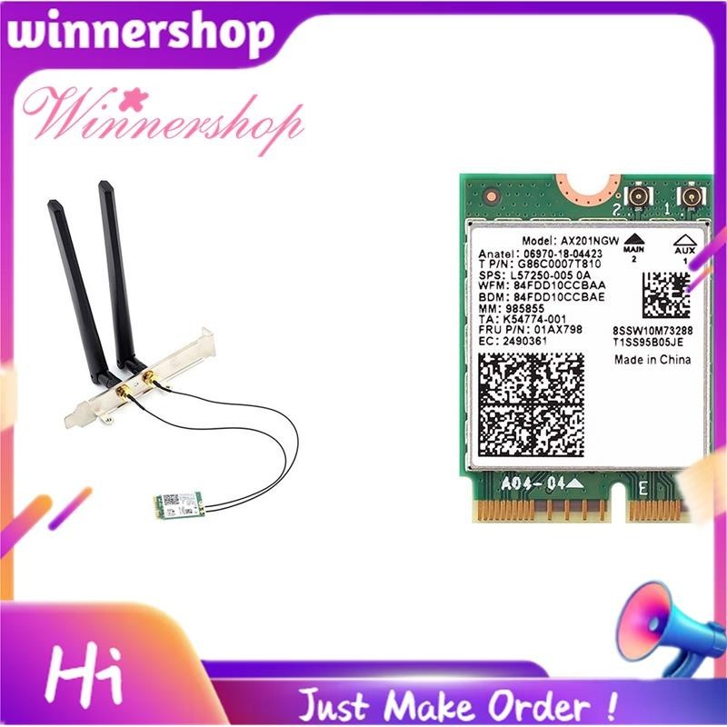 Wi-Fi 6 AX201 M.2 Key E CNVio 2 Wifi Card Dual Band 3000Mbps Wireless ...
