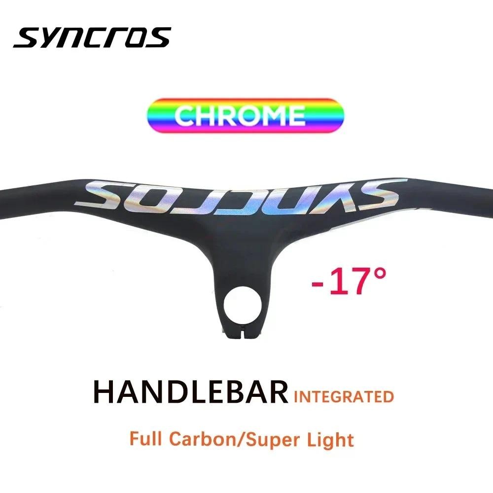 SYNCROS MTB Bicycle Handlebar Integrated Carbon Handlebar Mountain Bike ...