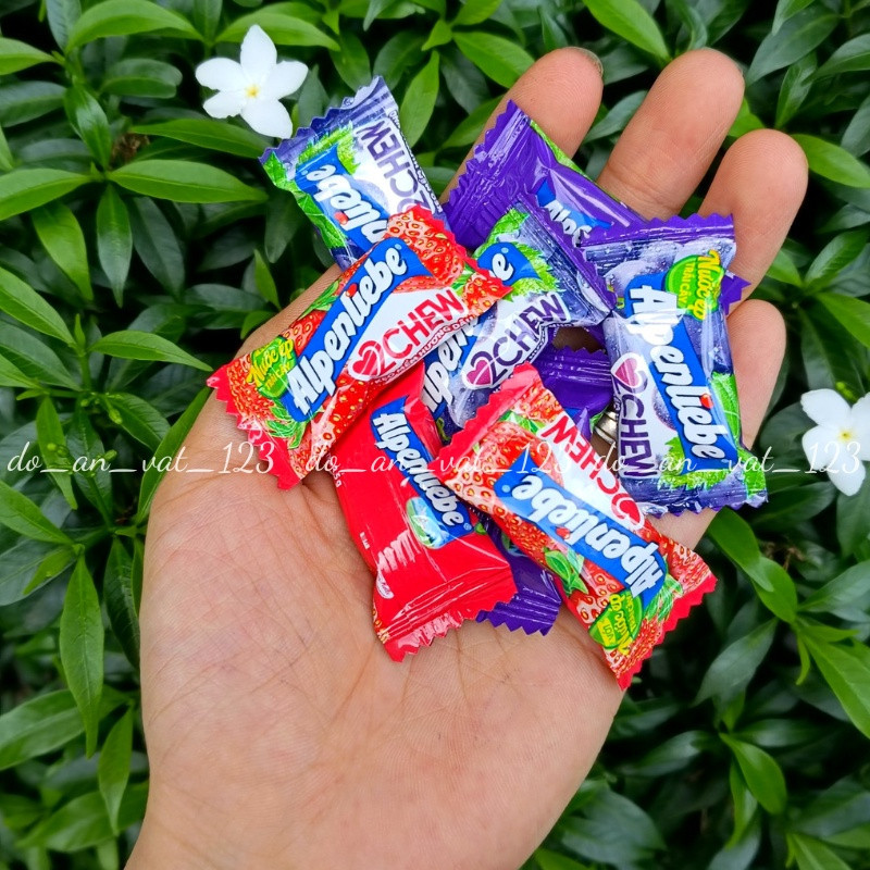 Alpenlieve 2Chew Soft Candy Mixed Strawberry Flavor & Grapes Pack of 88 ...