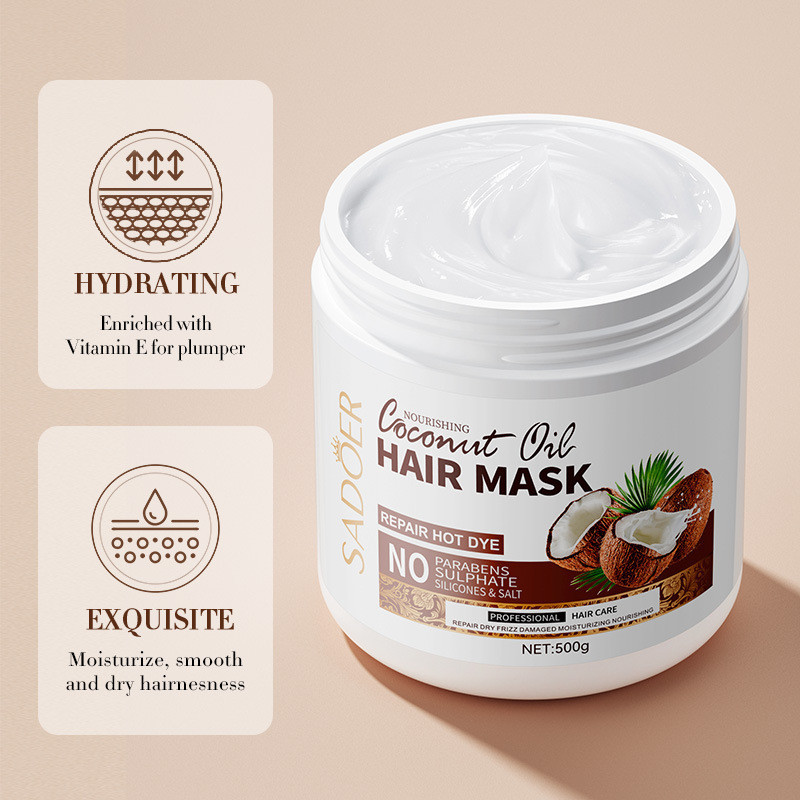 Coconut Hair Mask Hair Treatment for dry and frizzy Maintenance ...