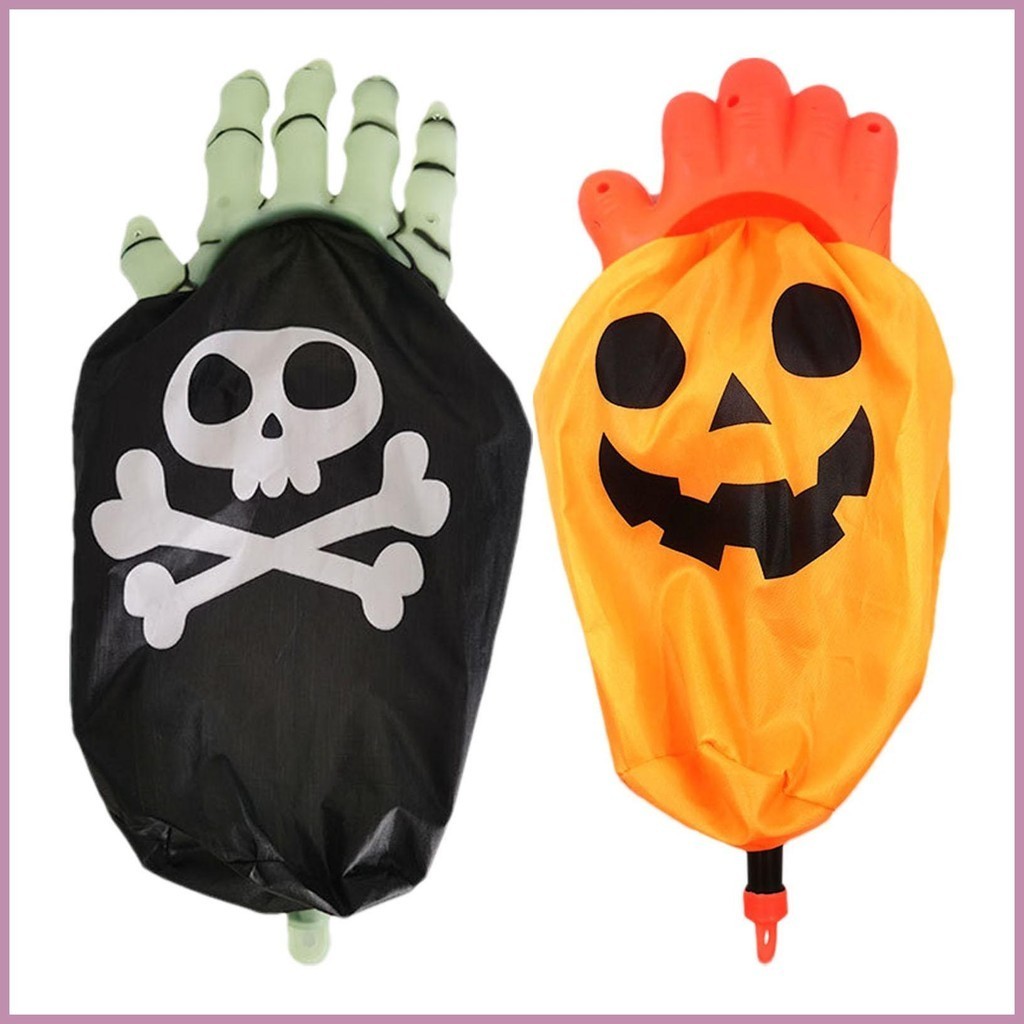 Halloween Treat Bag Skeleton Ghost Hand Candy Bag Skeleton Hand-Shaped ...