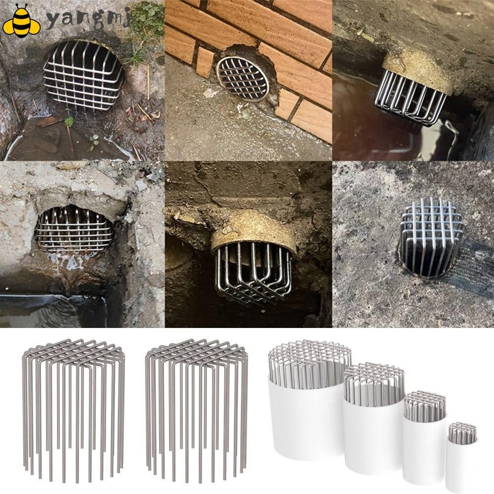 YANGMJ Roof Floor Drain, Round Stainless Steel Balcony Drainage Cover ...