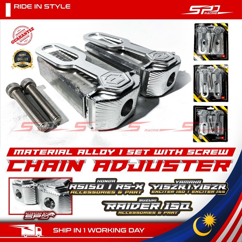Chain Adjuster Set With Screw I Premium Alloy Material I NEW Version I ...