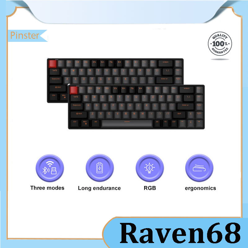 Teamwolf Raven68 wired single mode magnetic axis mechanical keyboard ...