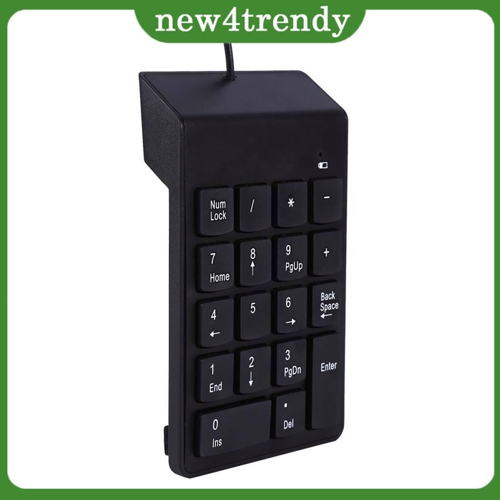 USB Numeric Keypad Mini Number Pad 18 Numpad Keyboard Keys for Laptop Desktop PC Pro | Shopee ...