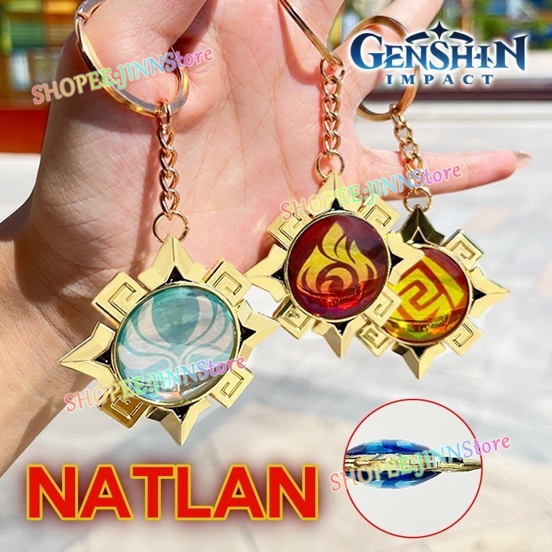 - JINN - GENSHIN IMPACT Cosplay Pendant GENSHIN Accessories Keychain ...