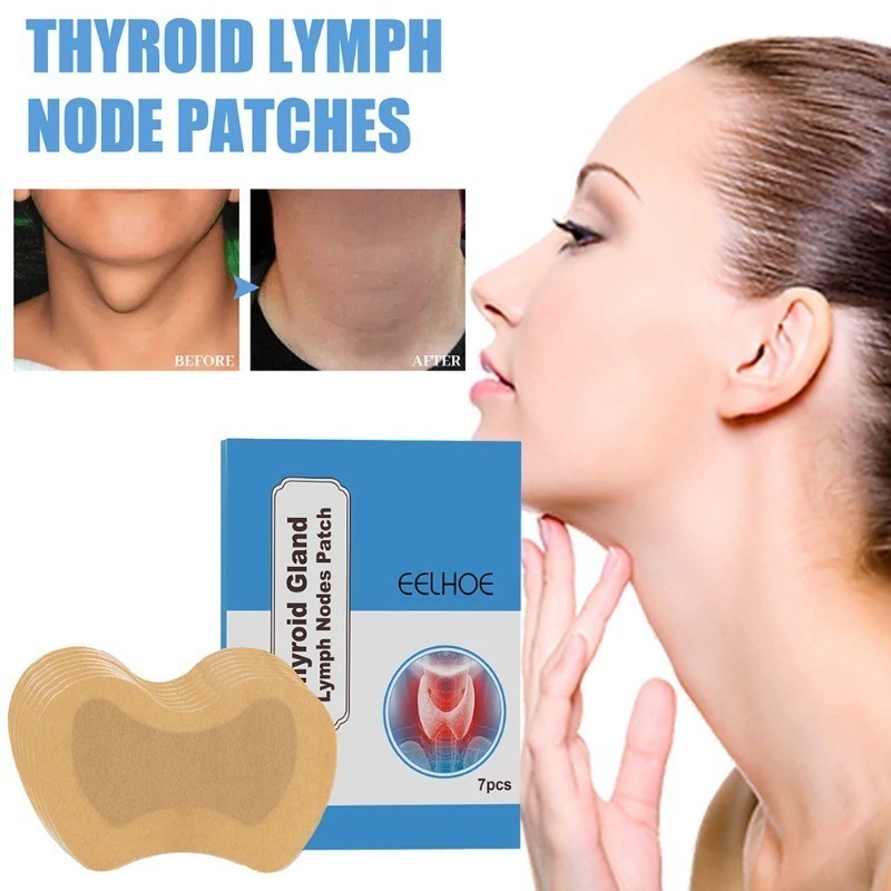 7pcs/box Thyroid Lymph Node Patch Effective Thyroid Lymph Dredging ...