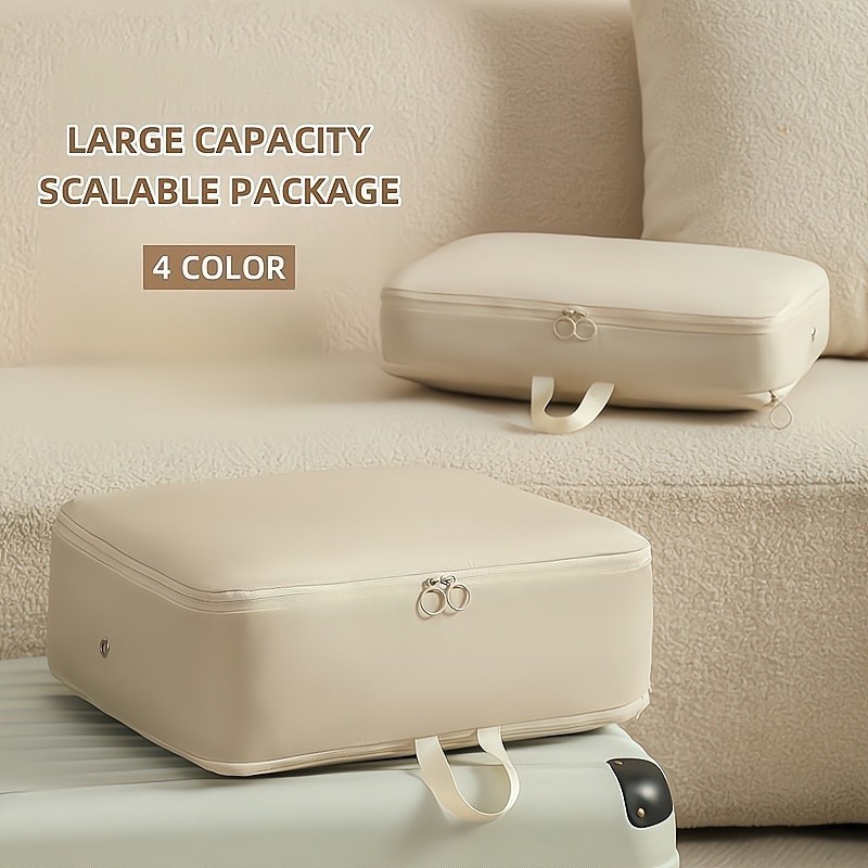 Travel Storage Box Organizer With Zipper Foldable Luggage Suitcase ...