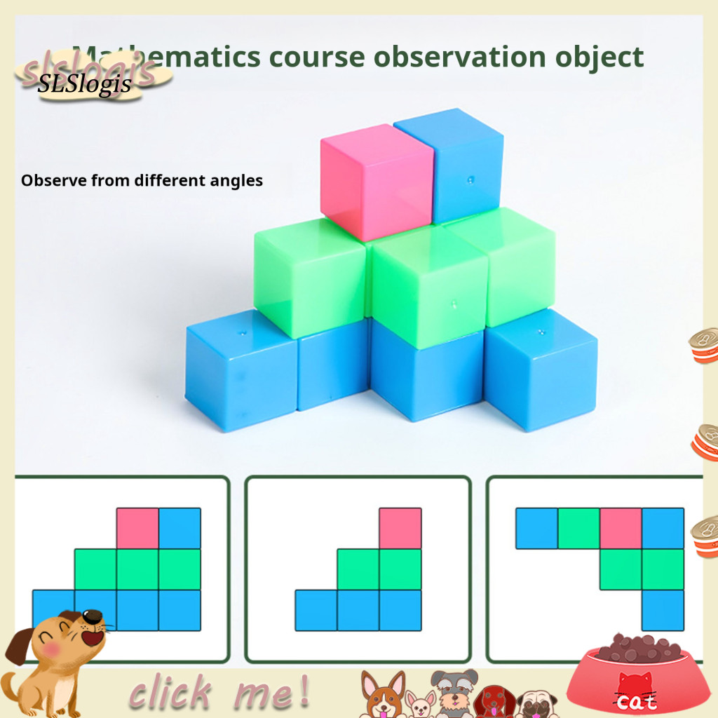 SGW_ Magnetic Cube Educational Magnetic Building Set 360-degree ...