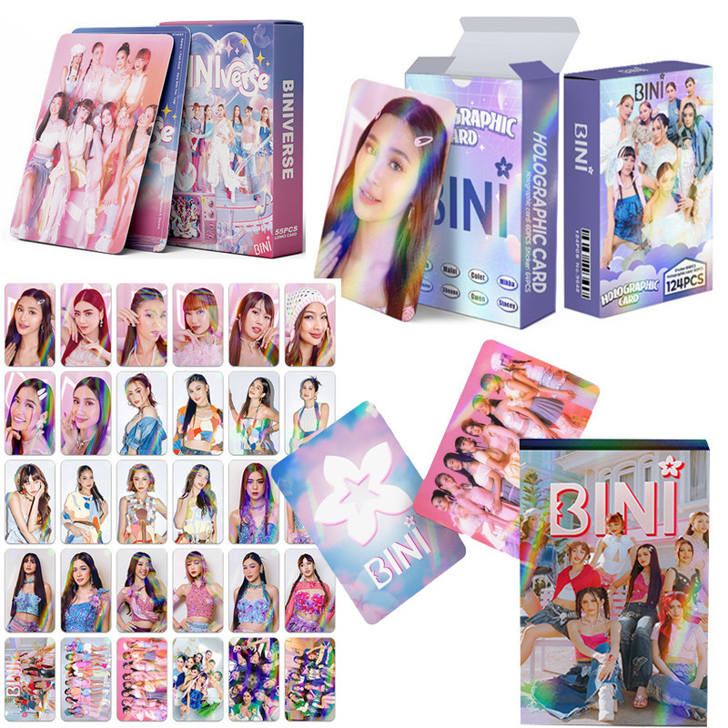 Lomo Cards BINI Photocard Holographic Card BINI Lomo Card Album ...