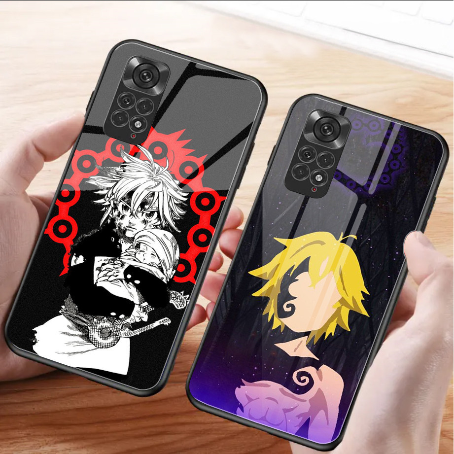 Seven Deadly Sins Meliodas Tempered Glass Phone Case For Xiaomi Redmi ...