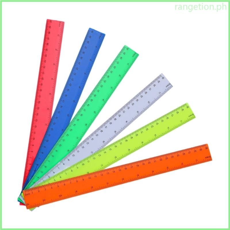 RAN Double Scale Drawing Ruler Math Ruler Measuring Tool for Student ...