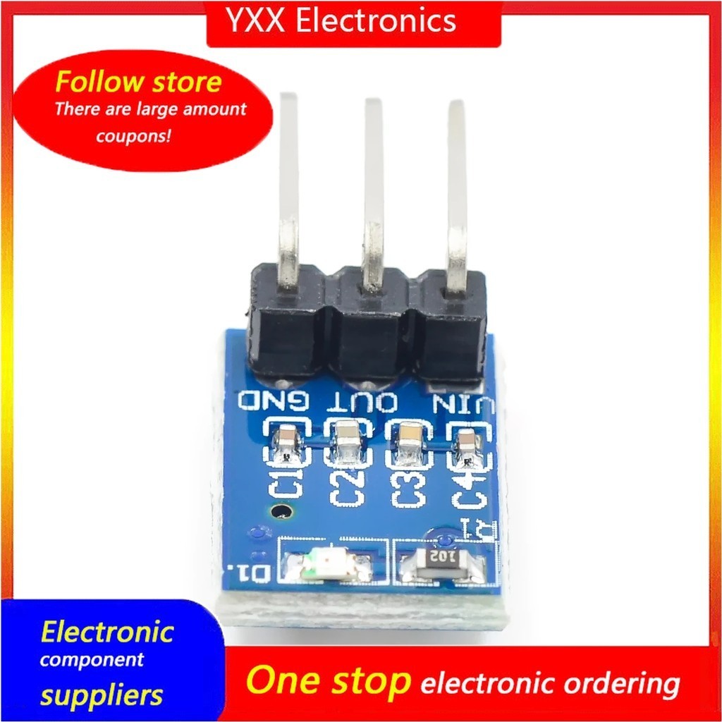 Ams1117-3.3v Power Module 3.3V/5V Power Module LDO 800MA Miniature 3 ...