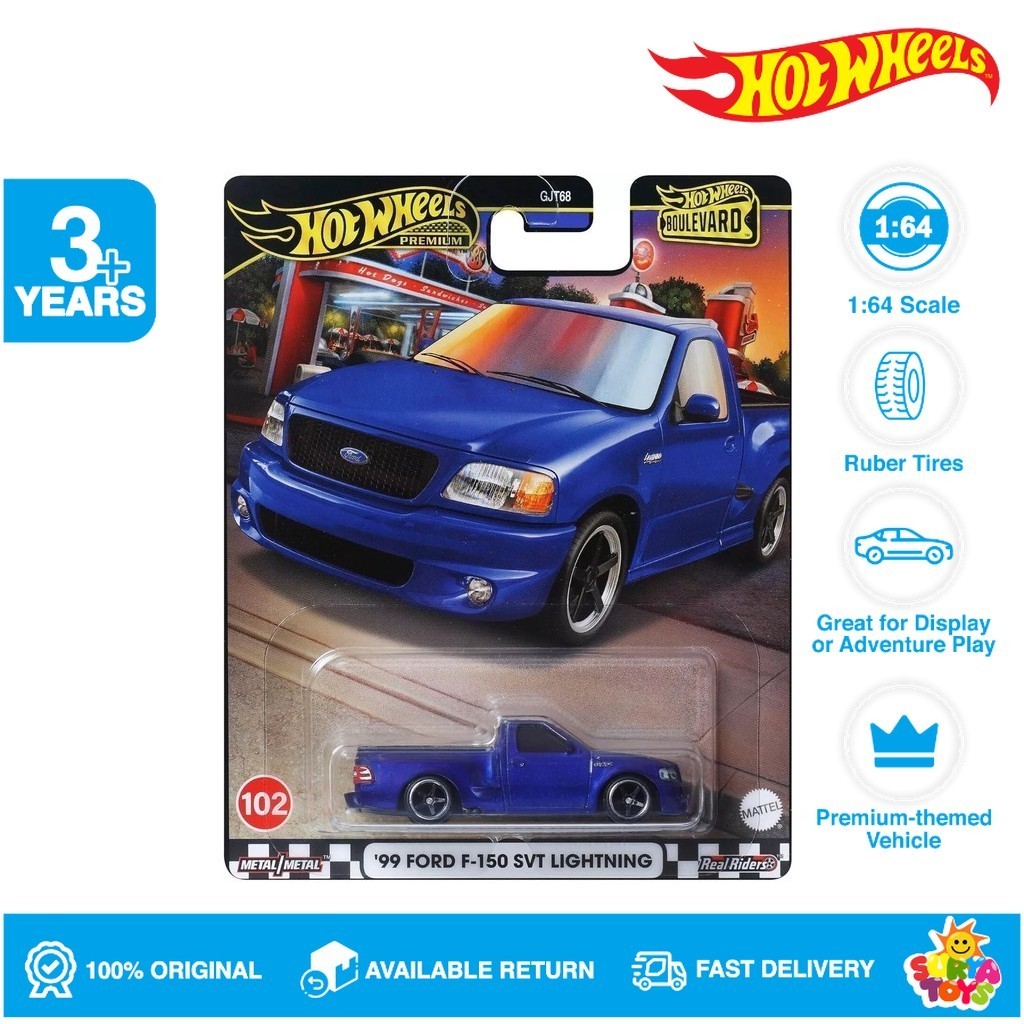 Hot Wheels Premium Boulevard 2024-99 Ford F-150 SVT Lightning | Shopee ...