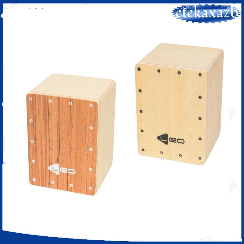 [etekaxazb] Travel Box Drum Portable Wood Percussion Instrument Hand ...