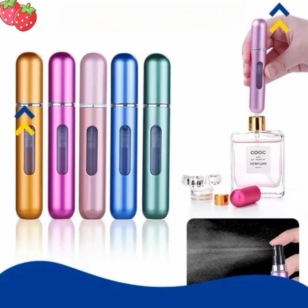 Perfume Spray Bottle 5ml Refillable Bottles Travel Protable Alcohol ...