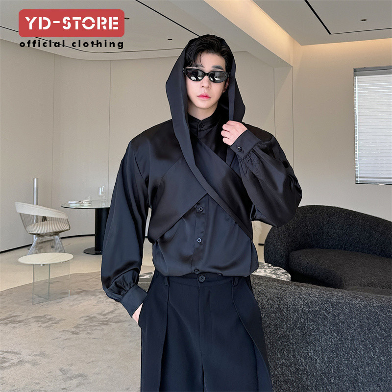 Niche Designers Multiple Ways to Wear Pajamas Style Shawl Hooded Long ...