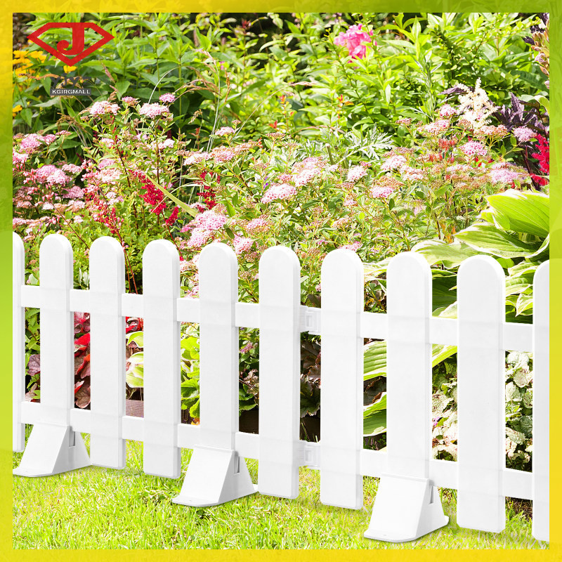 2pcs Plastic Fence Courtyard Indoor Garden Fence Garden Small Fence ...