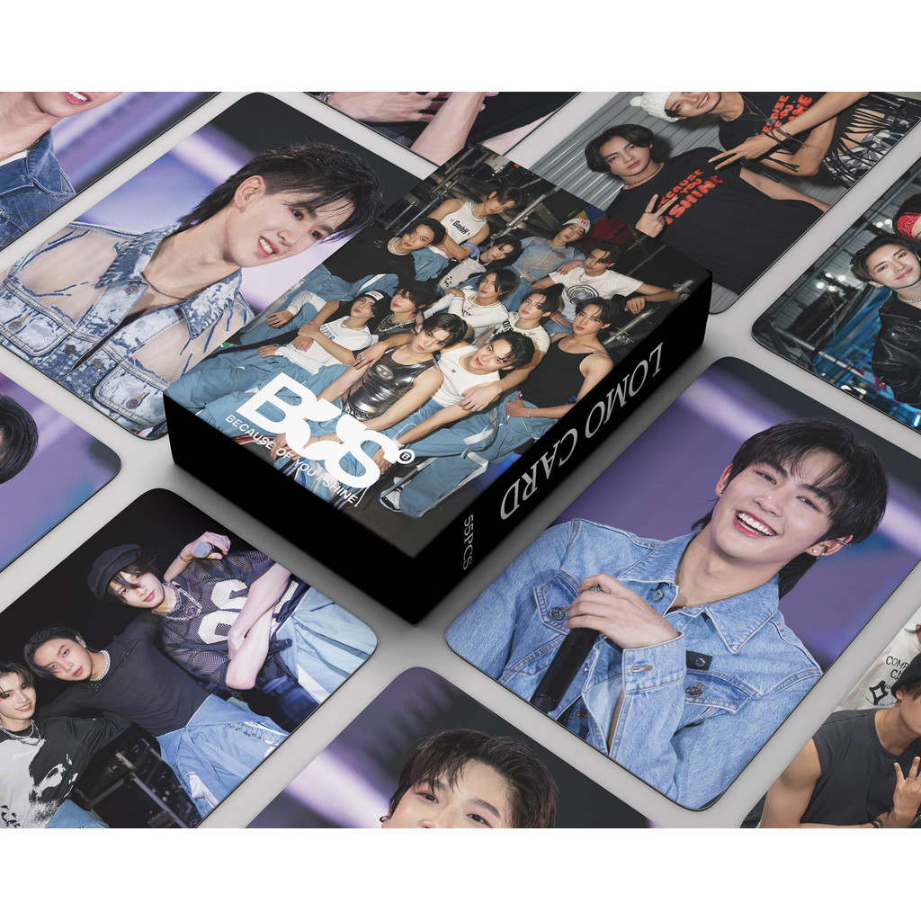 30-124pcs BUS Photocards Because of You I Shine Laser Hologram Lomo ...