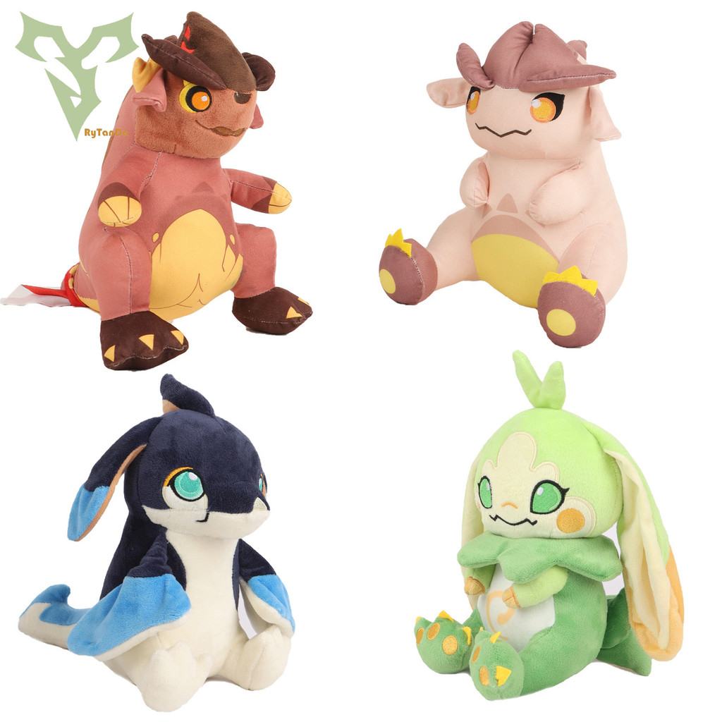 Genshin Impact Natlan Dragon Tepetlisauri Finyou Dragon Yumkasaur Plush ...