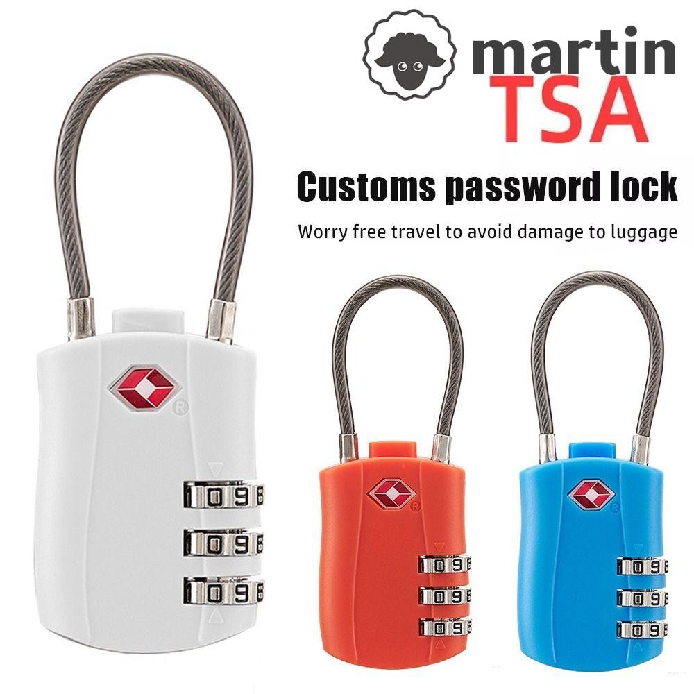 MARTIN TSA Customs Code Lock, Travel Abroad Business Trip 3 Digit ...