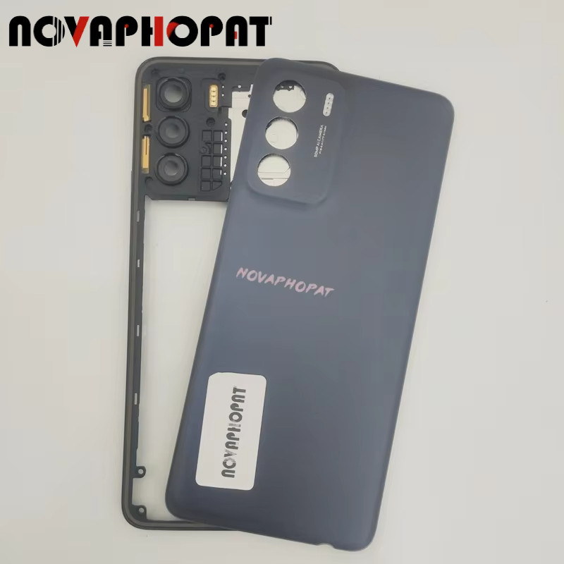 Novaphopat Original Back Battery Cover Rear Panel Door Housing For ...