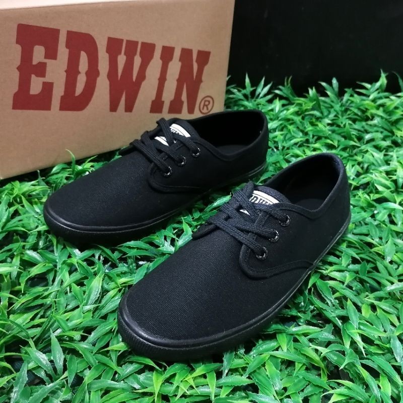 Kasut Sekolah Hitam Edwin Edwin Black School Shoes EW2479 | Shopee ...