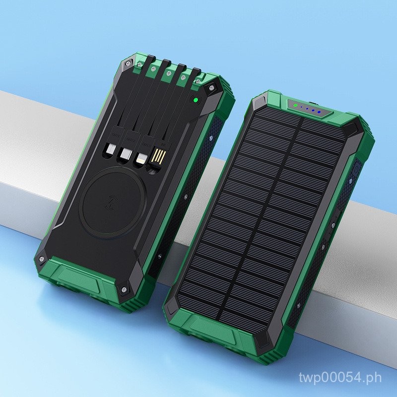 Solar Charging Unit with Cablepower bank 30000MAh Large Capacity ...