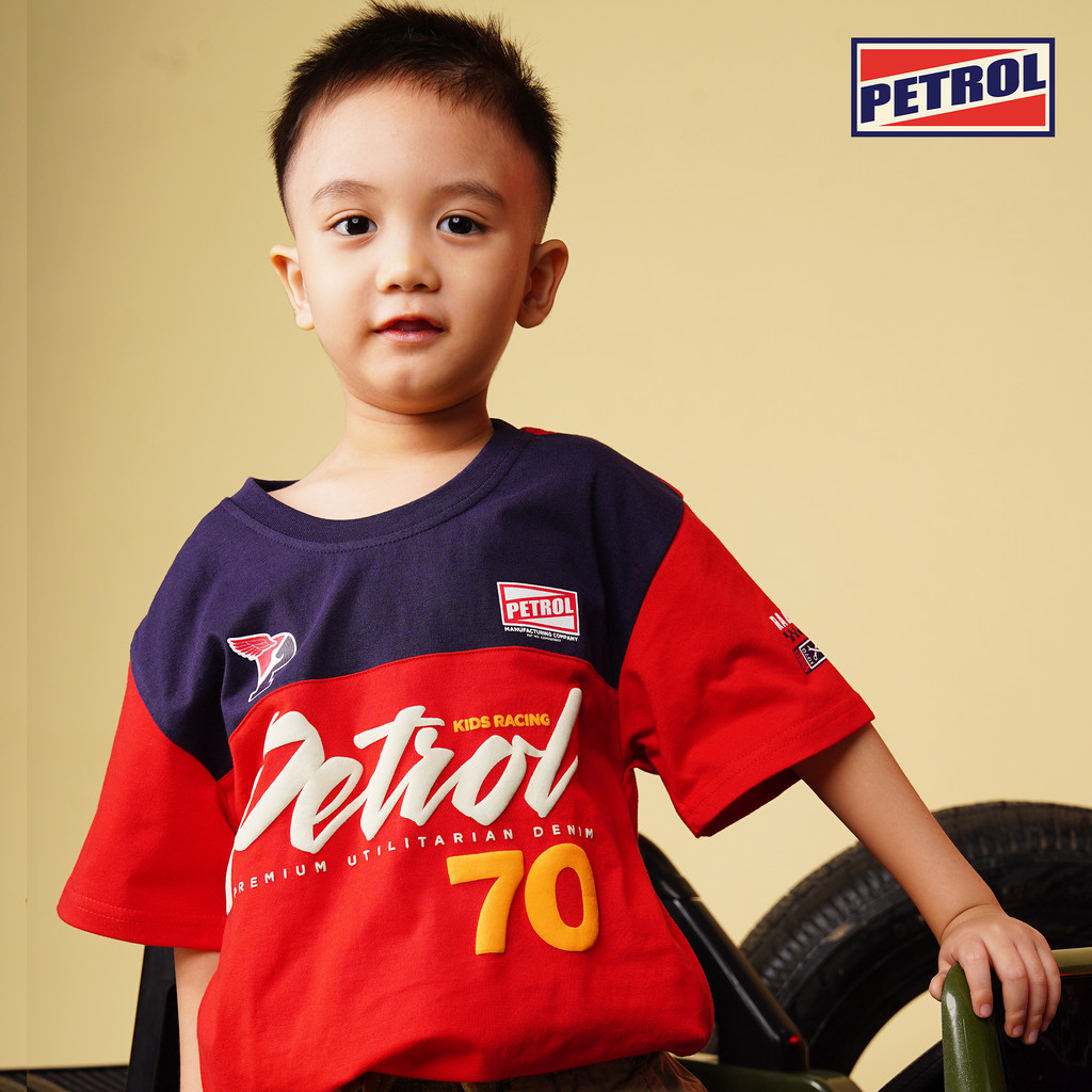 Petrol Kid's Basic Tees Regular Fitting CVC Jersey Fabric 156945 (Red ...