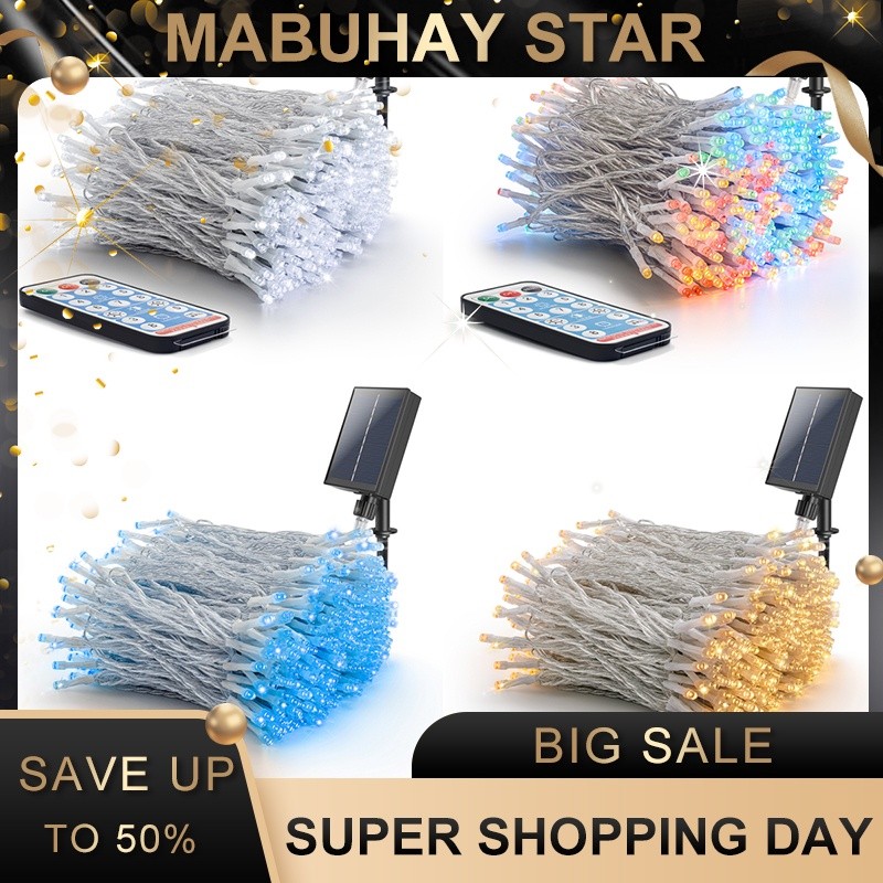 MABUHAY STAR 300L LED TRANSPARENT STRAIGHT 25meter SOLAR LINEAR LIGHT ...