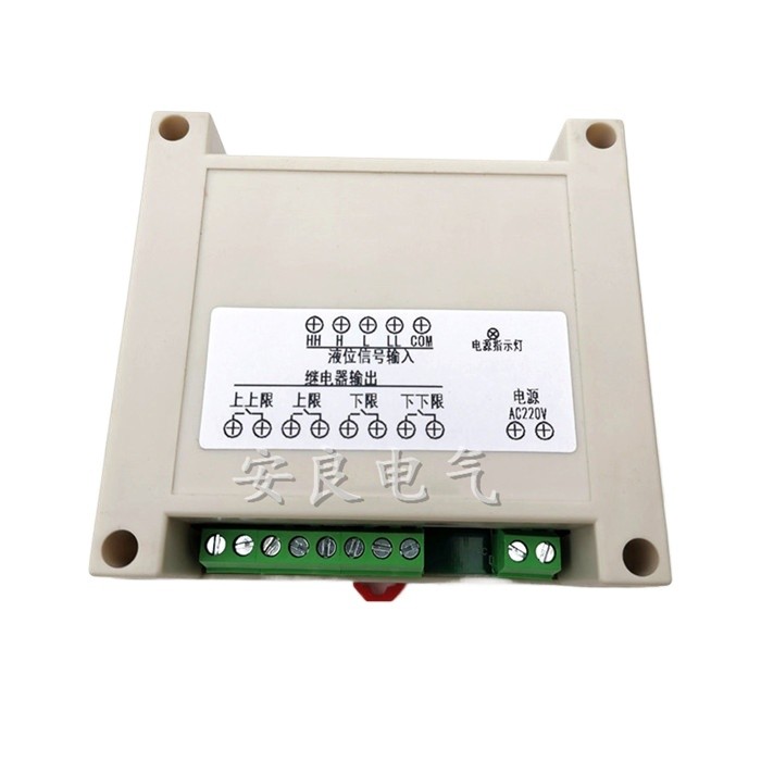 Four-way liquid level relay DC24V pool water tank automatic drainage ...