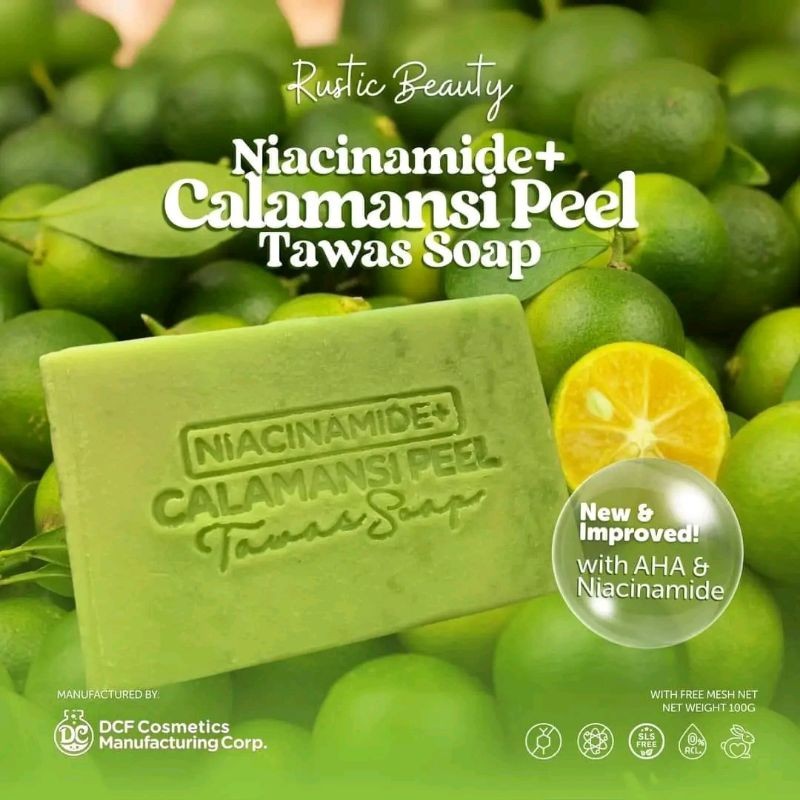 Niacinamide Calamansi peel Tawas soap 100g with freebies | Shopee ...