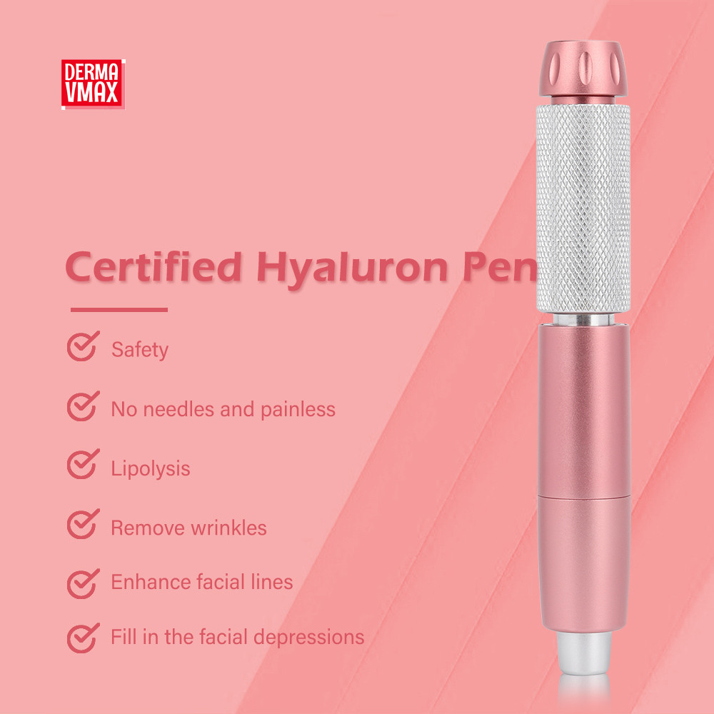 2 IN 1 High Pressure Hyaluronic Acid Pen High Density Metal for Anti ...