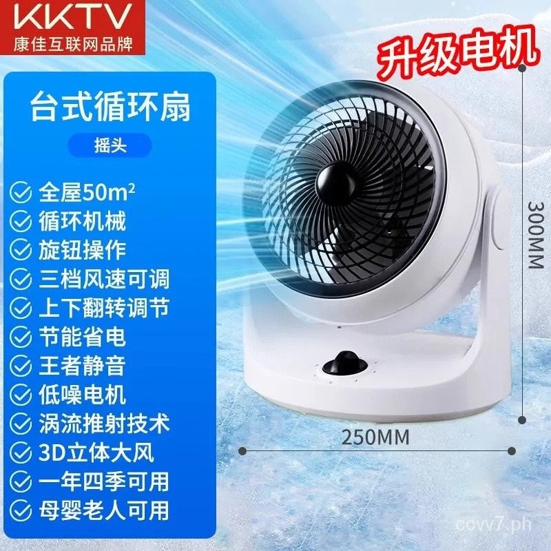 Wholesale Desktop Air Circulator Electric Fan Office Desk Fan Light ...