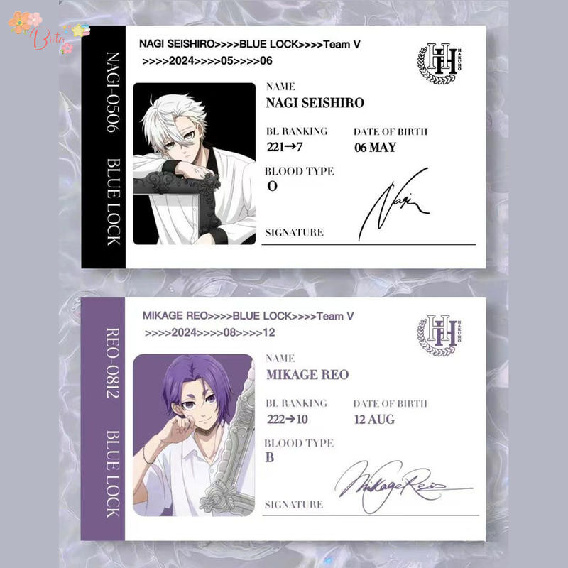 [Bota Shop] Blue Lock Anime Collectibles Self-Printing Polaroid Style ...