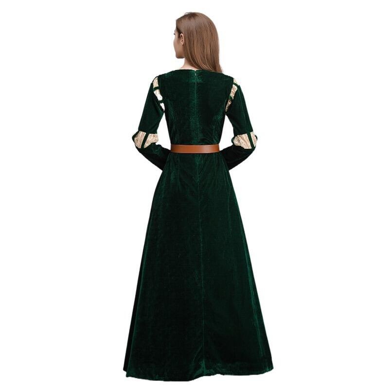 Disney Merida Princess Costume for Adult Women Fancy Brave Merida Dark ...