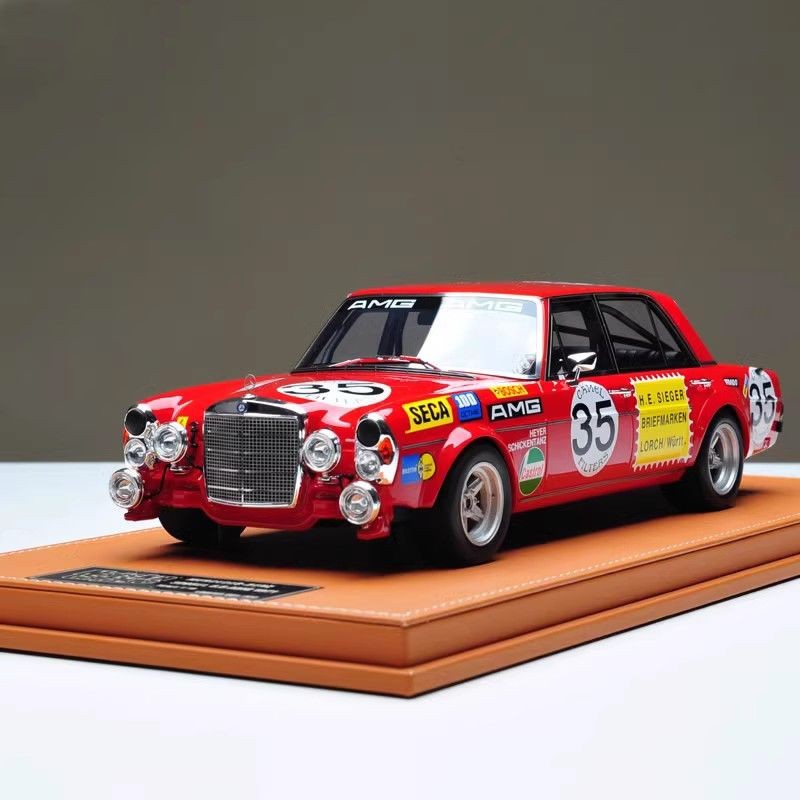 Genuine Limited Collection Benz 300SEL AMG GOC 1: 18 Red Pig Rote Sau ...