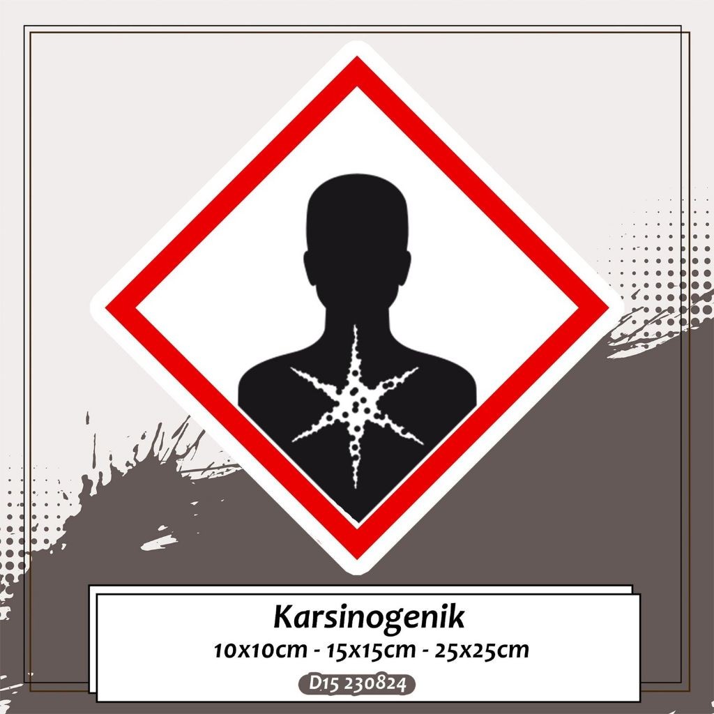 B3 Waste Symbol Label Stickers Dangerous and Toxic Material Stickers ...