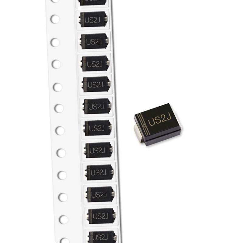 SMD fast recovery diode US2J HER206 SMB DO-214AA 2A/600V (50 pcs ...