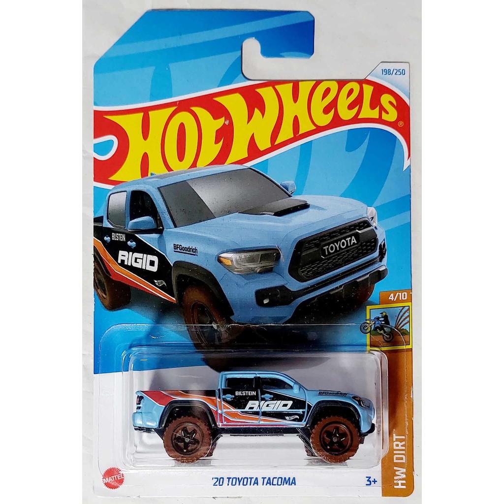 29HW Hot wheels Small Hotwheel Pickup Toyota Tacoma Rigid Bilstein Card ...