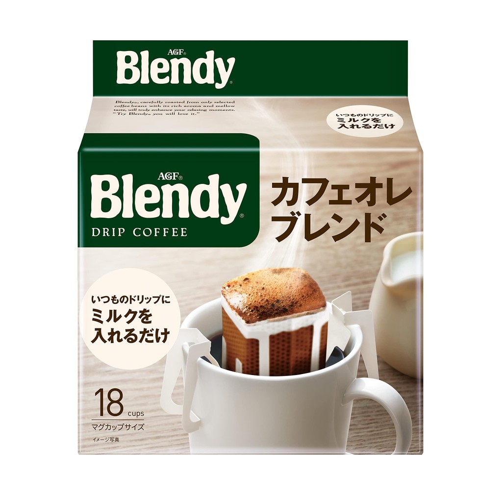 AGF Blendy Drip Coffee - Café au Lait Blend (Pack of 24) | Shopee Philippines